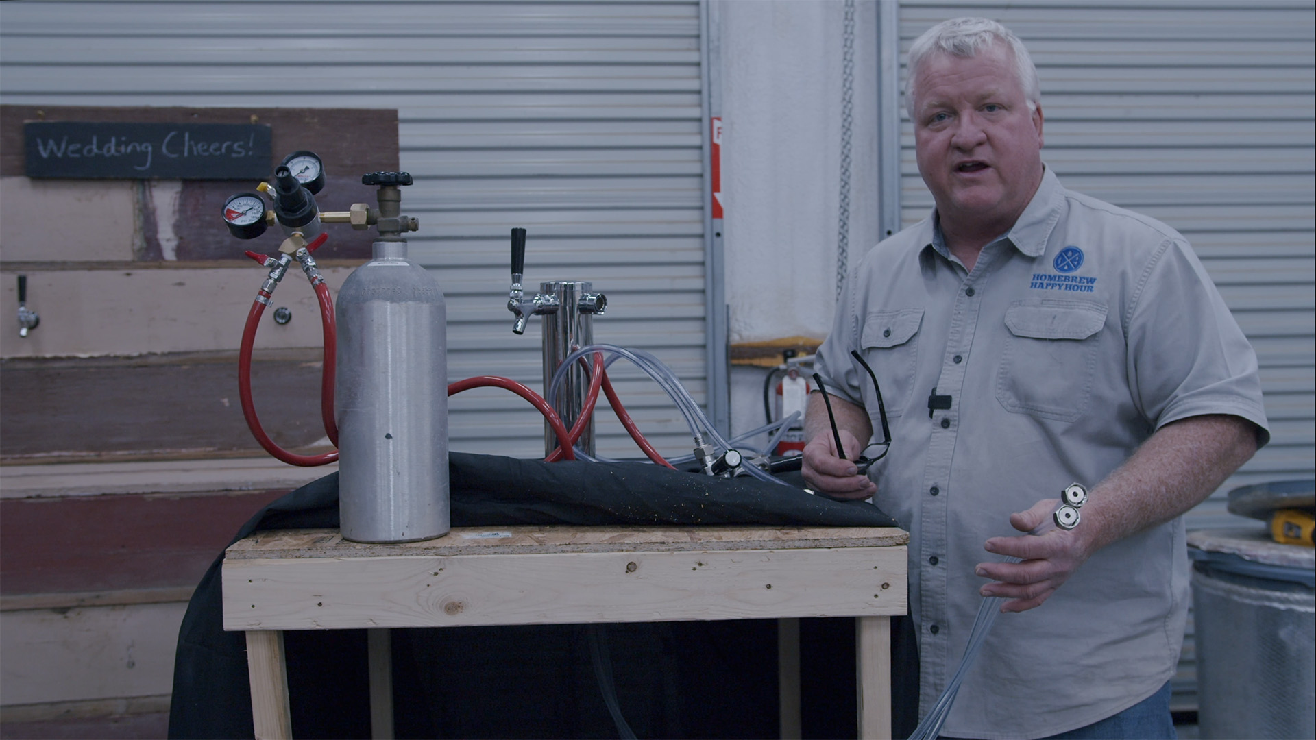 VIDEO: Building a Craft Beer Tower Serving Station | Homebrew Happy Hour